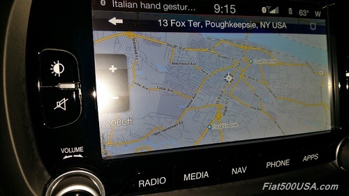 Fiat 500X Uconnect Software Update - Types cars