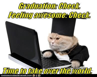True Book Addict...Books, Cats, and More: Cat Thursday - Graduate #Cats