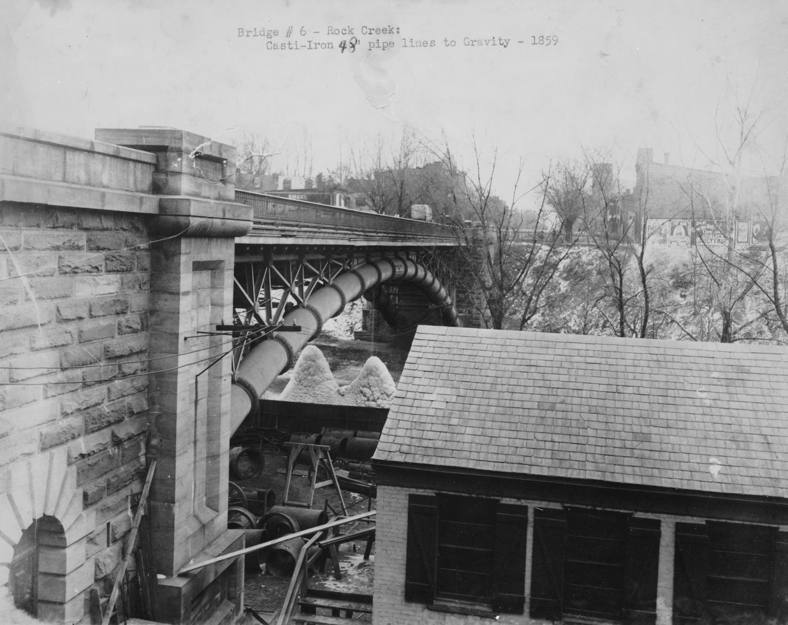 On Pennsylvania Ave, Georgetown's other aqueduct bridge