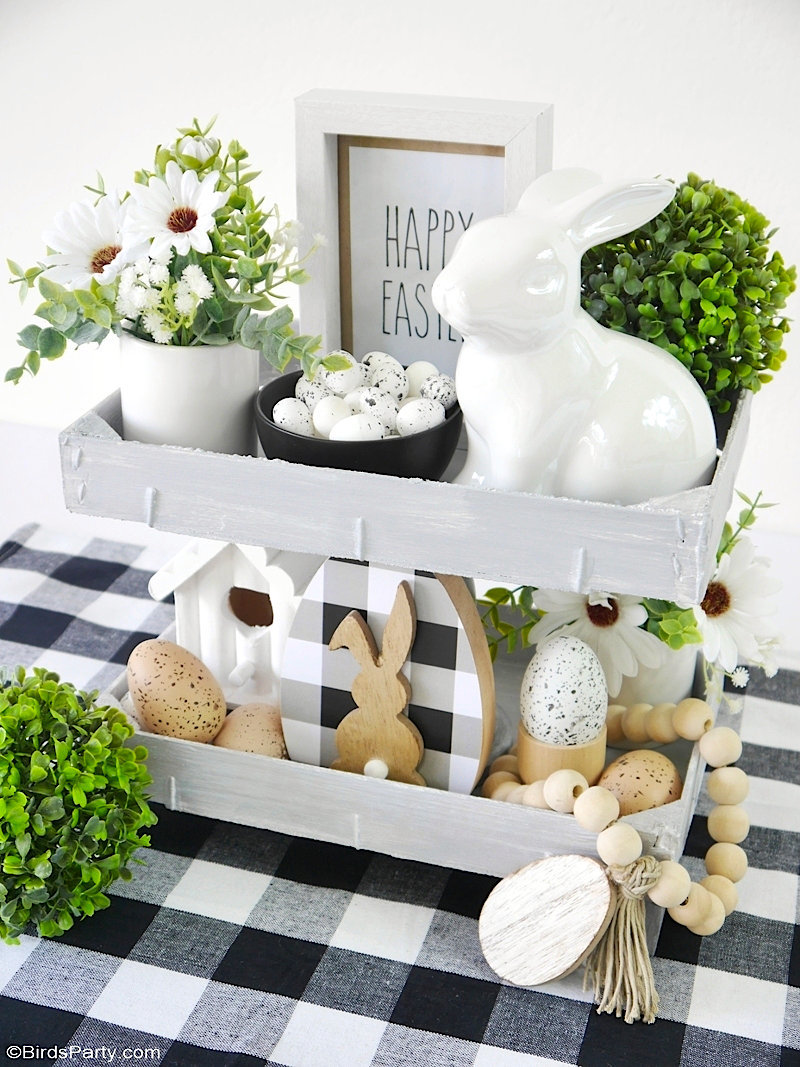 DIY Modern Farmhouse Easter Décor with FREE Printables - Party Ideas ...
