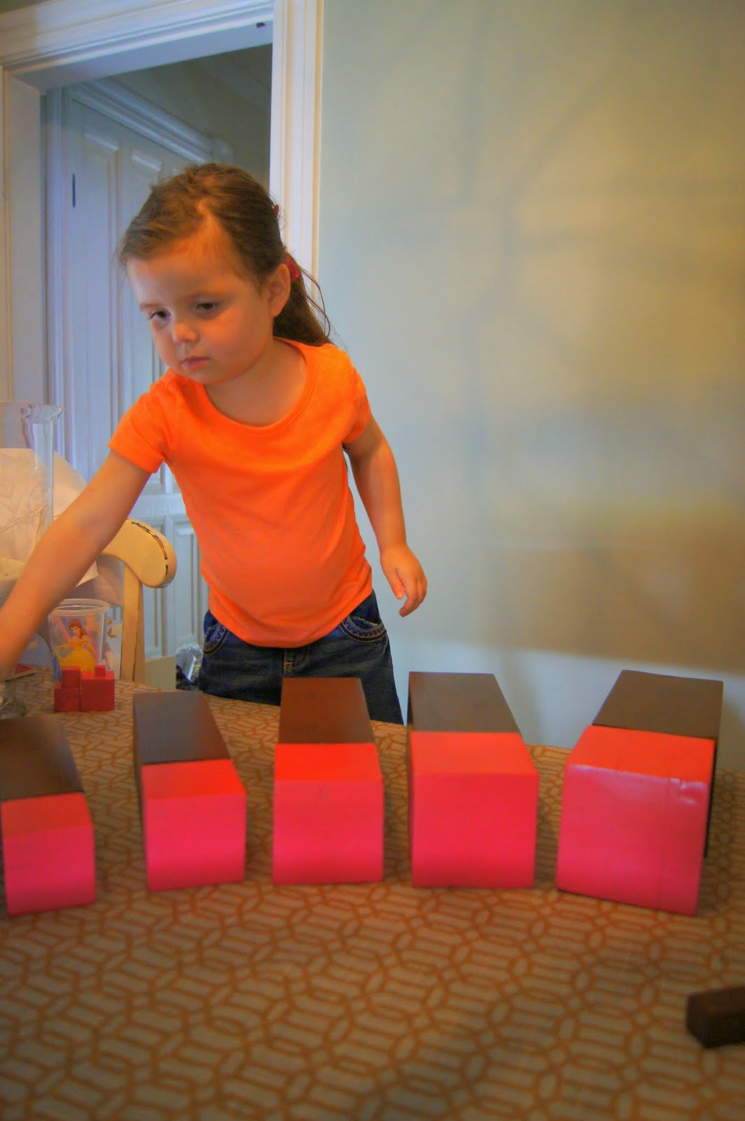 DIY Montessori Pink Tower & Brown/Broad Stair - "Making Montessori Ours"