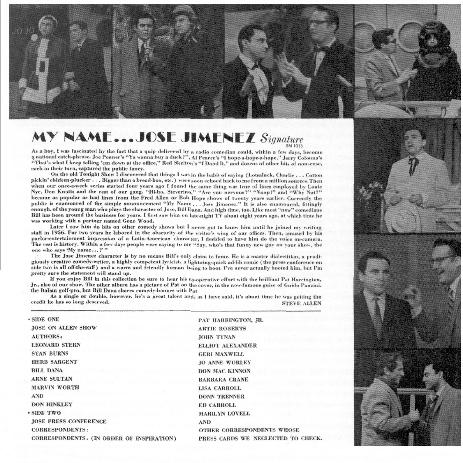 Vintage Stand-up Comedy: Bill Dana - My Name... Jose Jimenez 1960