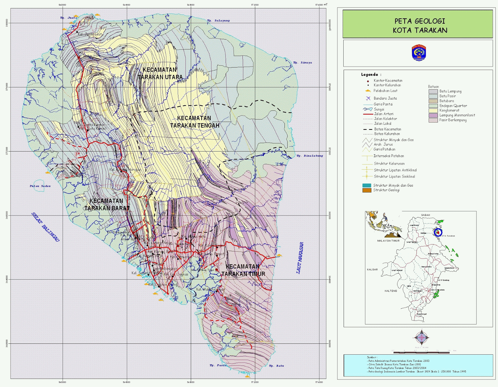 DESNANTANA JOURNEY: TARAKAN CITY / ISLAND MAP