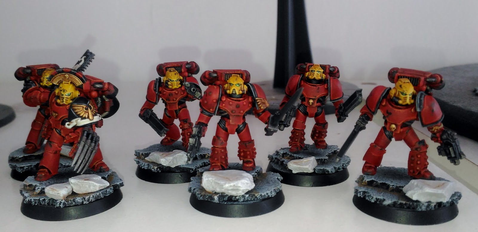 Segmentum Solar: Escouade d'assaut Blood Angels MKIV.