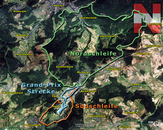 Racing Diaries: Nurburgring Nordschliefe Turn Names