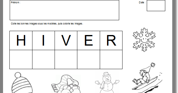 Aurorenono: Exercice sur l'hiver