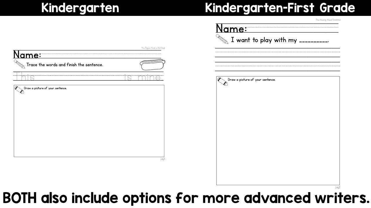 Mentor Sentences for Kindergarten and First Grade - Ideas by Jivey
