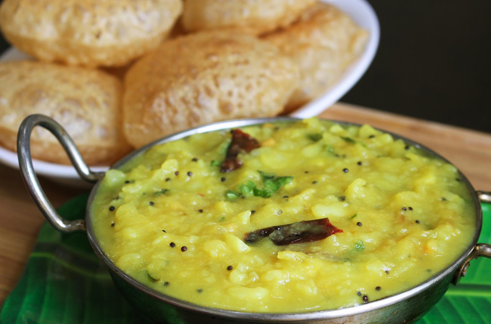 PURI BHAJI / POORI MASALA - HOW TO MAKE POTATO MASALA