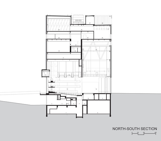 OMA / REX, Teatro Dee and Charles Wyly | Architectural section ...