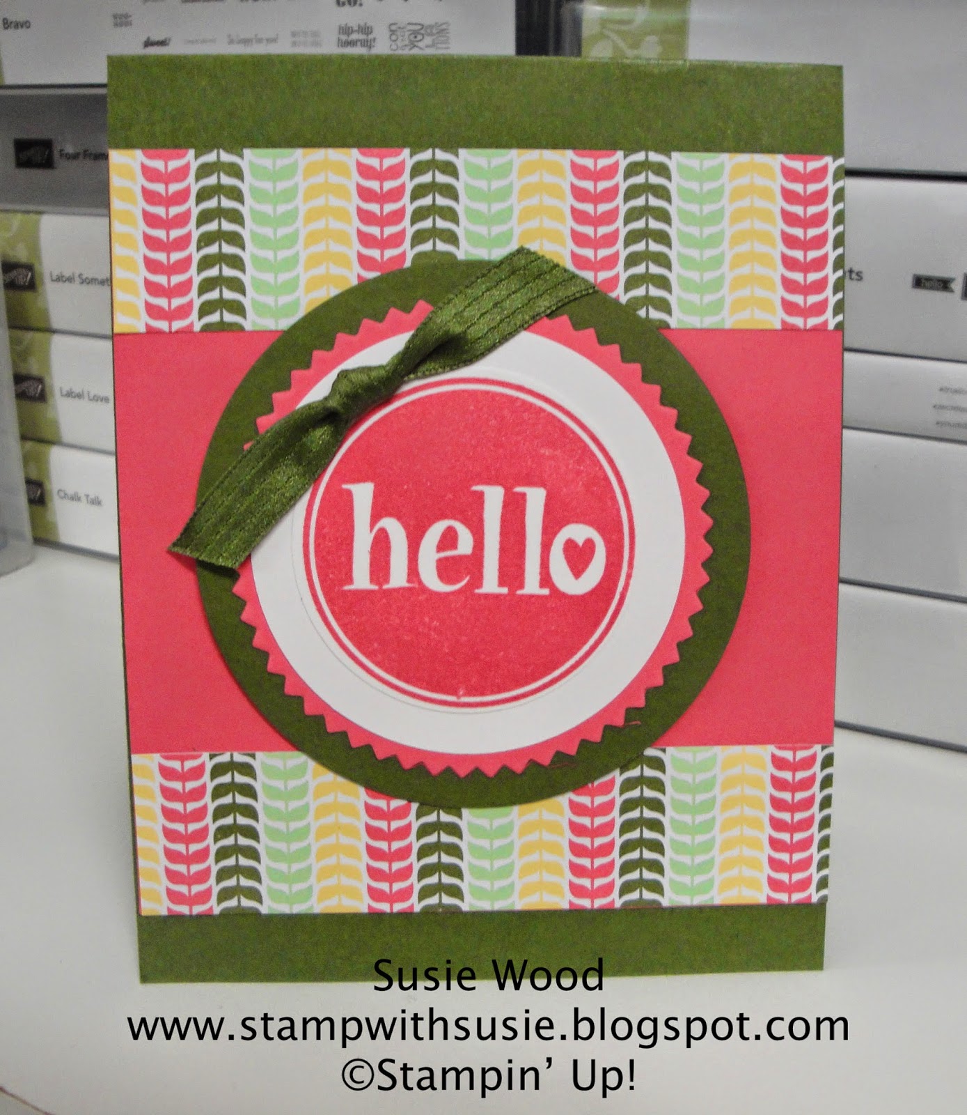 Stamp with Susie: Hello again.....