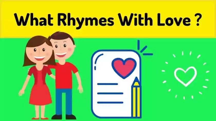 Words That Rhyme With Love Words That Rhyme With Love