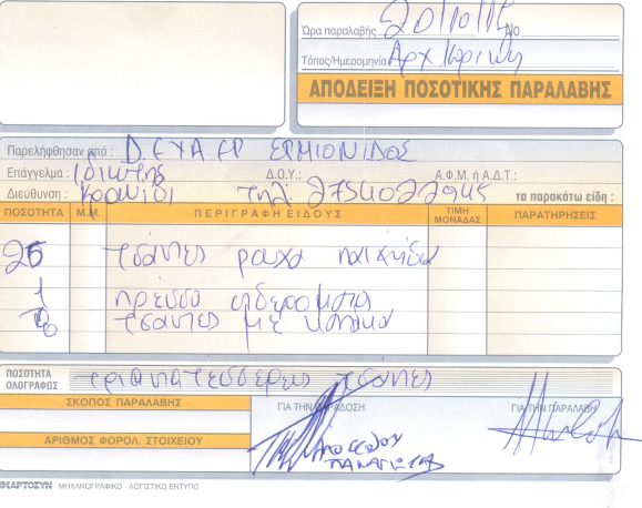 Ιχνηλάτες Ερμιονίδας : ΔΕΥΑΕΡ:Παραδόθηκε νέο φορτίο προσφορών στο ...