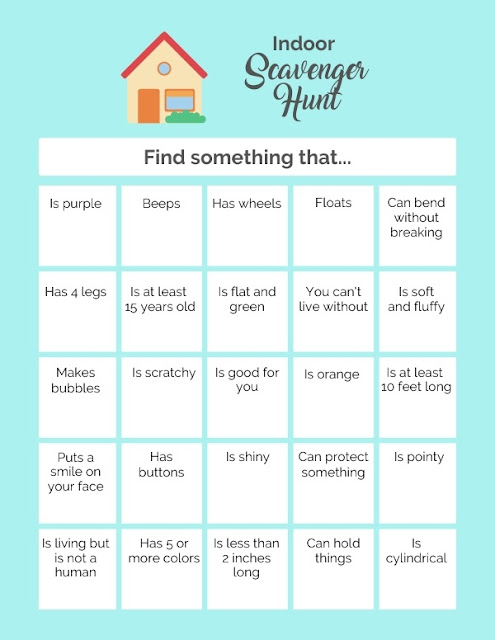 English and Arts for 3º, 2º and 1º: ARTS 1º Y 3º: SCAVENGER HUNT