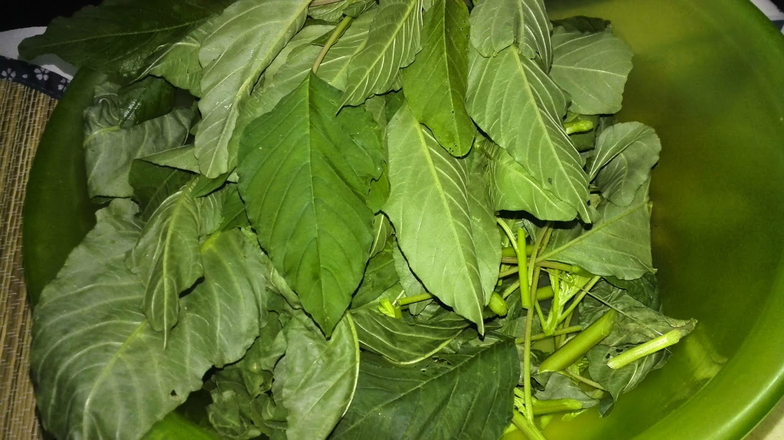 namakucella: BAYAM LIAR MASAK LEMAK PUTIH