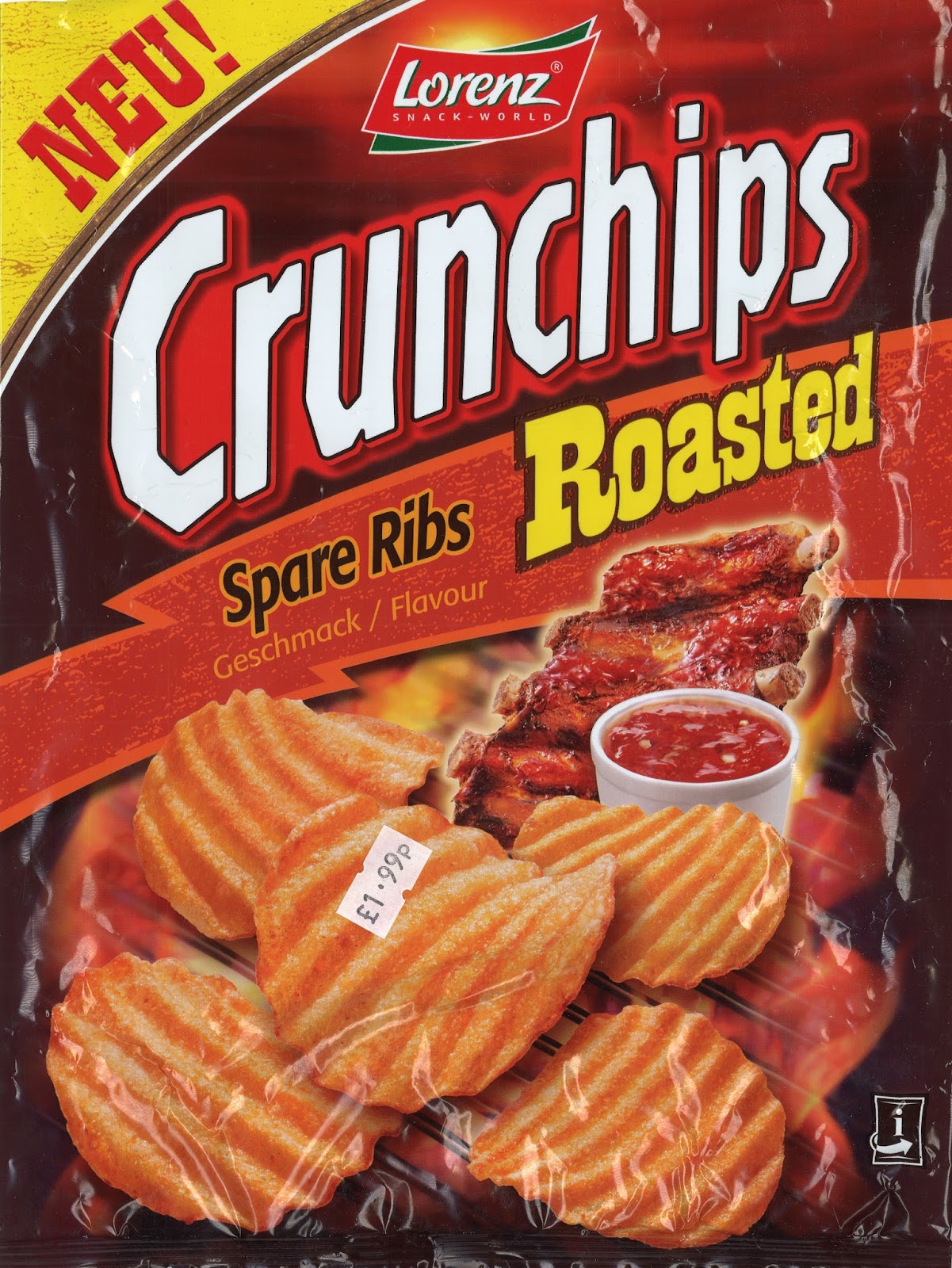 Cheeseburger Crisps & Other Stories: Lorenz Crunchips Spare Ribs ...