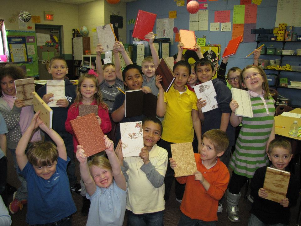 The Bulletin Board: Graphic Arts students create books for local first ...