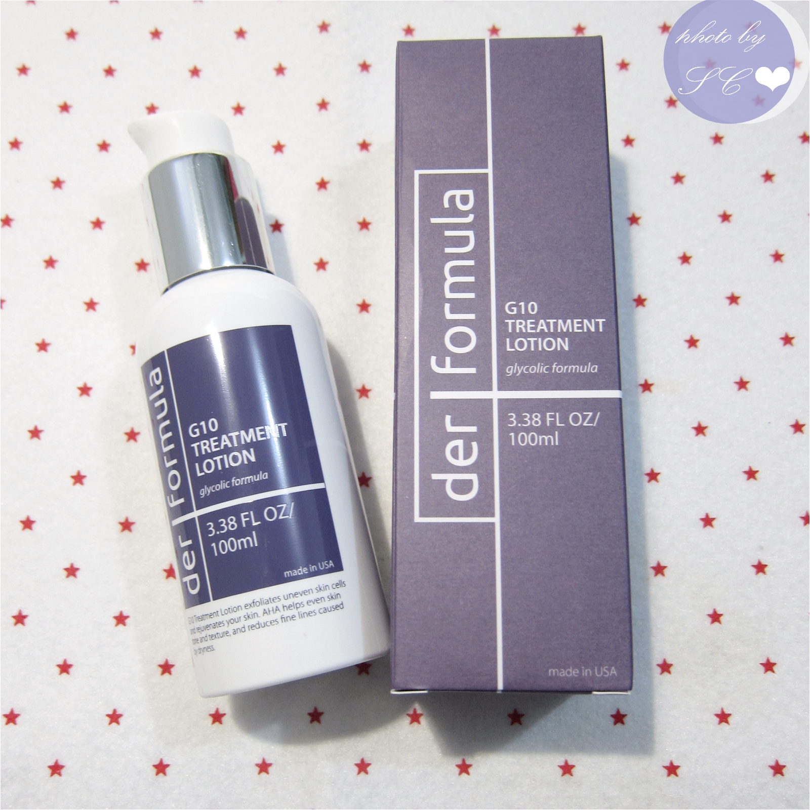 REVIEW: der formula G10 Treatment Lotion : 玉子 燒