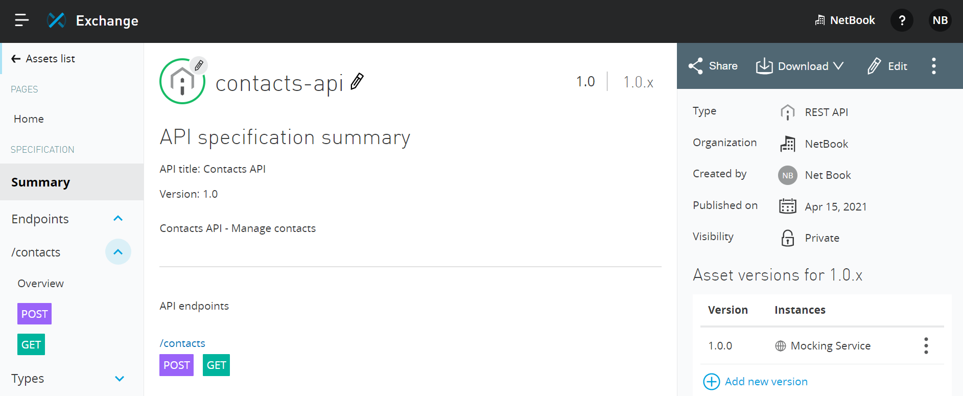 OpenAPI Specification 3.0 in Mulesoft