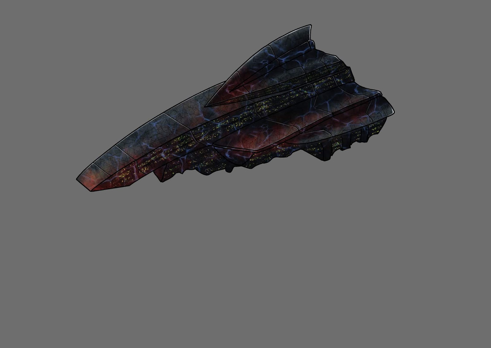 AODM: Survive The Sky - Alien starship design