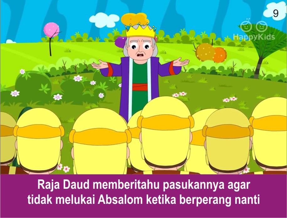 Komik Alkitab Anak: Raja Daud dan Absalom