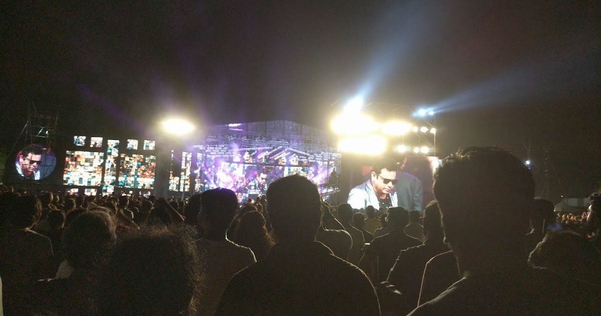 Experience of a live AR Rahman concert ~ Anuradha Sridharan