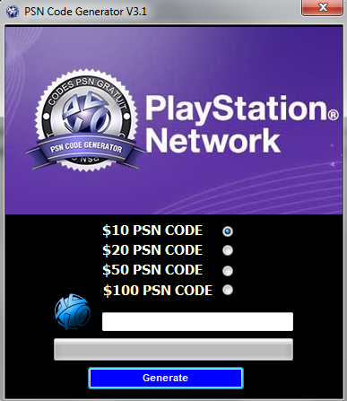 Code PSN Gratuit: Code PSN générateur