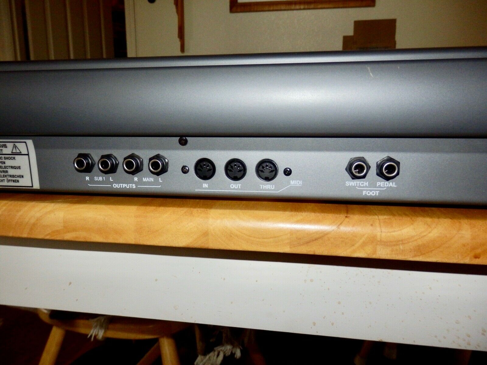 MATRIXSYNTH: EMU Ensoniq PK-6 Proteus Keys Synth w/orig PROM1 SN 060303165