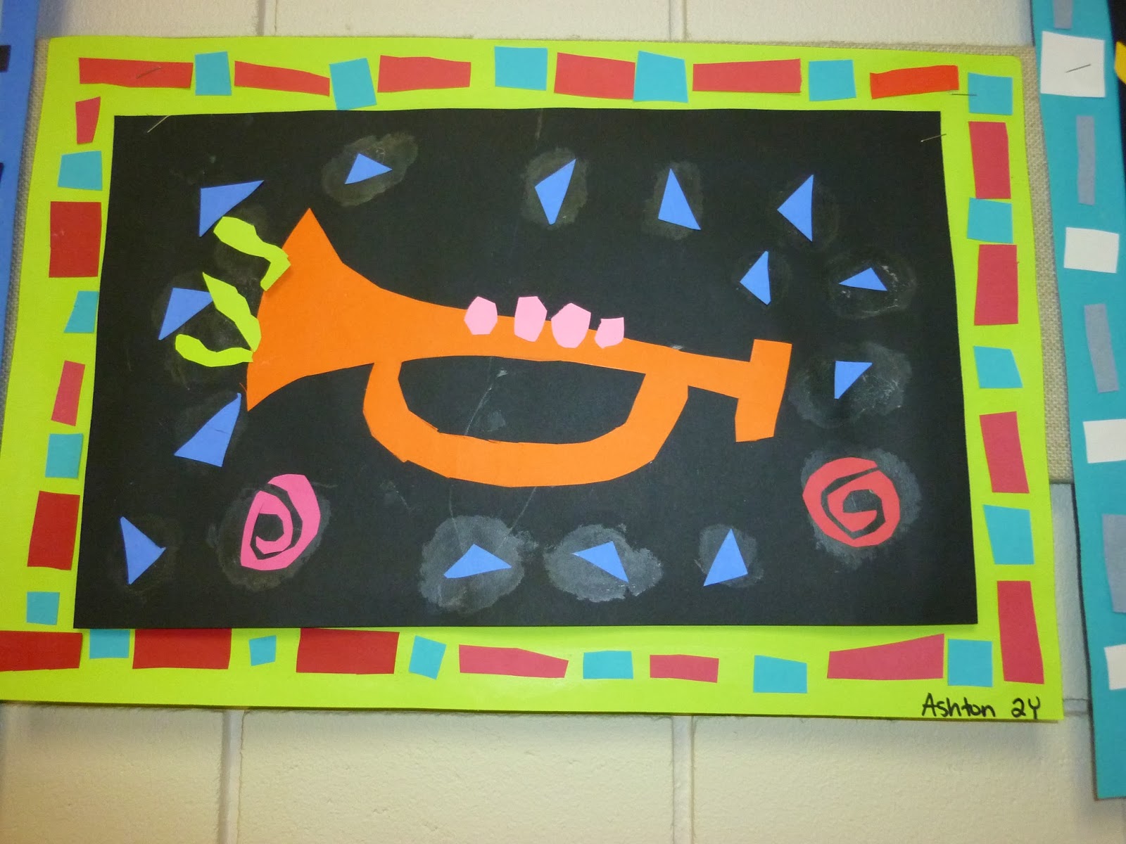 Mrs. Werner's Art Room: Matisse Inspired Music Collages