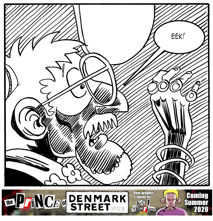 Kev F comic art: Prince Of Denmark Street - work in progress grabs