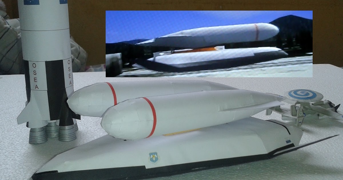 Ace Combat Model - Drawings: Single Stage To Orbit transport