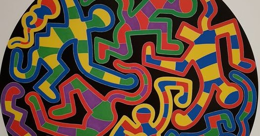 AREA Diseño & Vintage: Keith Haring / Monkey puzzle / Litografía