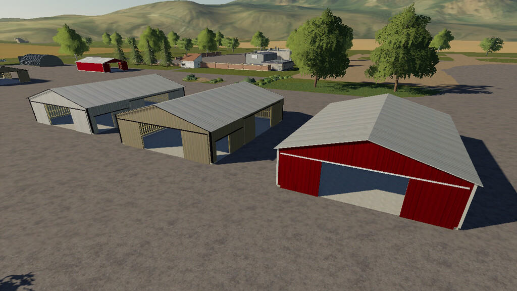 FS19 American Style Placeable Shed Pack v1.0 - FS 19 & 22 USA Mods ...