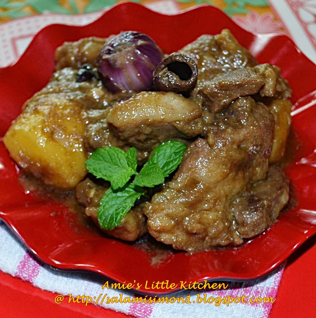 Kurma Daging Sedap : Resepi Che Jah - Amie's Little Kitchen