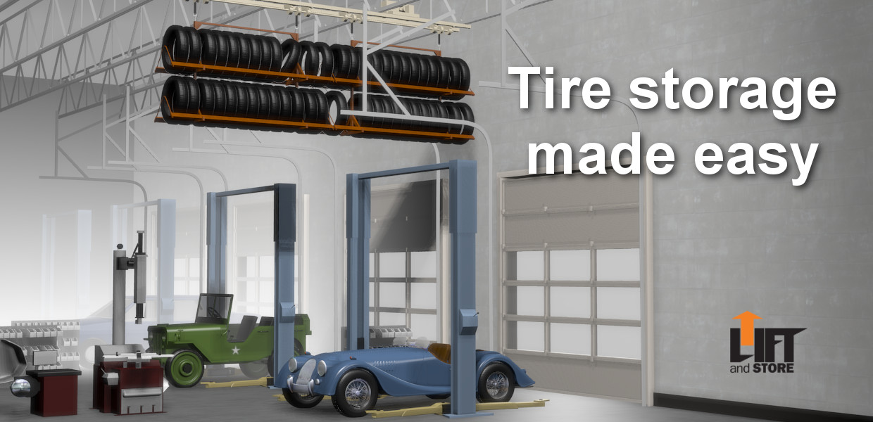 Liftandstore: Top Benefits of Using Overhead Commercial Tire Storage ...