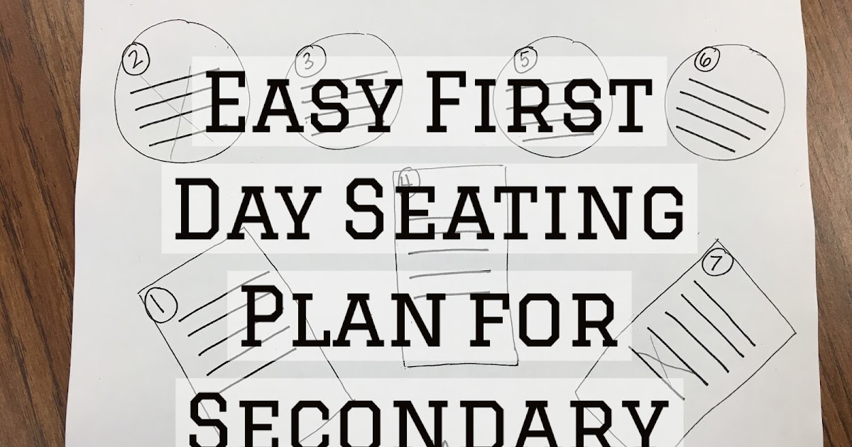 Live the Conversation: Easy First Day Seating Plan for Secondary