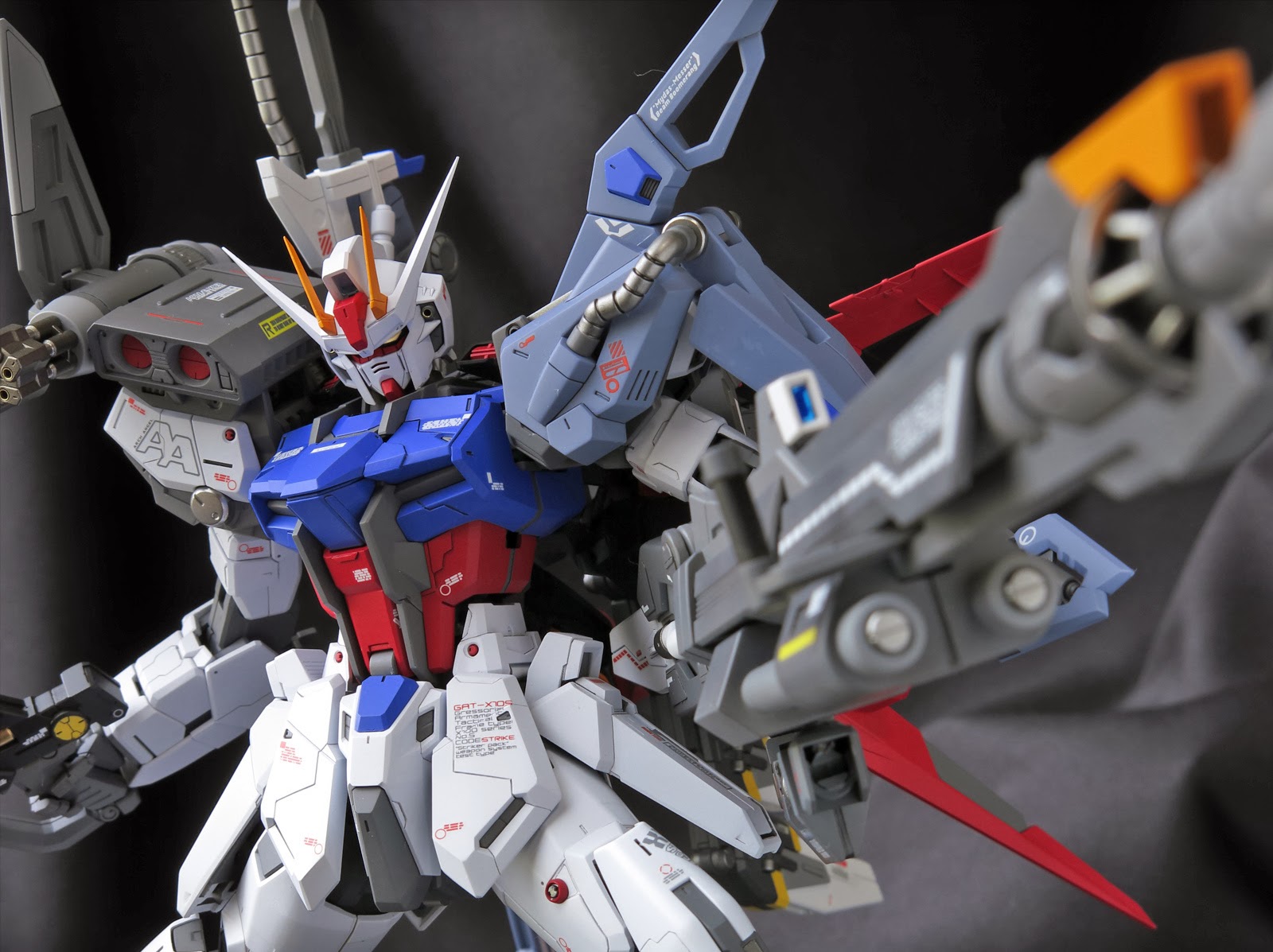 GUNDAM GUY: MG 1/100 GAT-X105 Perfect Strike Gundam - Customized Build