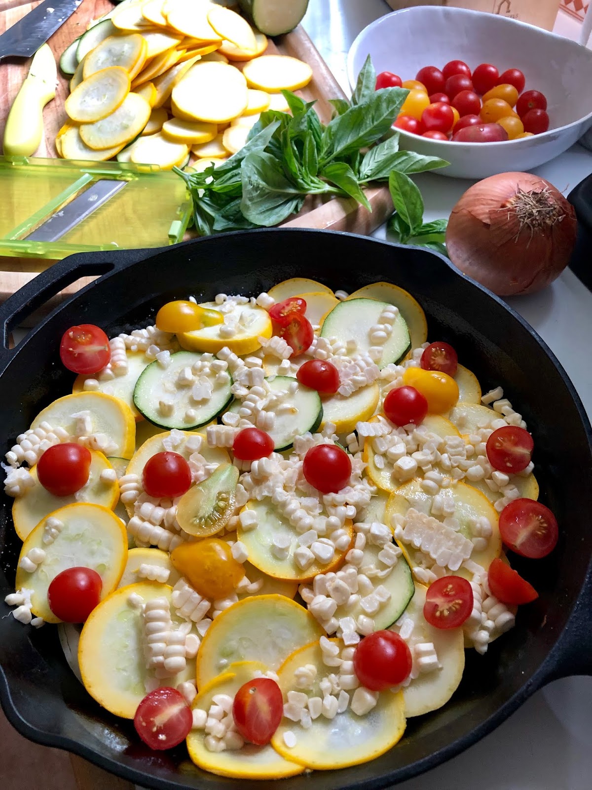 Zucchini & Corn Gratin