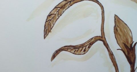 PINTADO CON CAFE: DIBUJO PINTADO CON CAFE