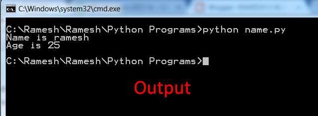 PYTHON BASICS - RAMESH'S BLOG