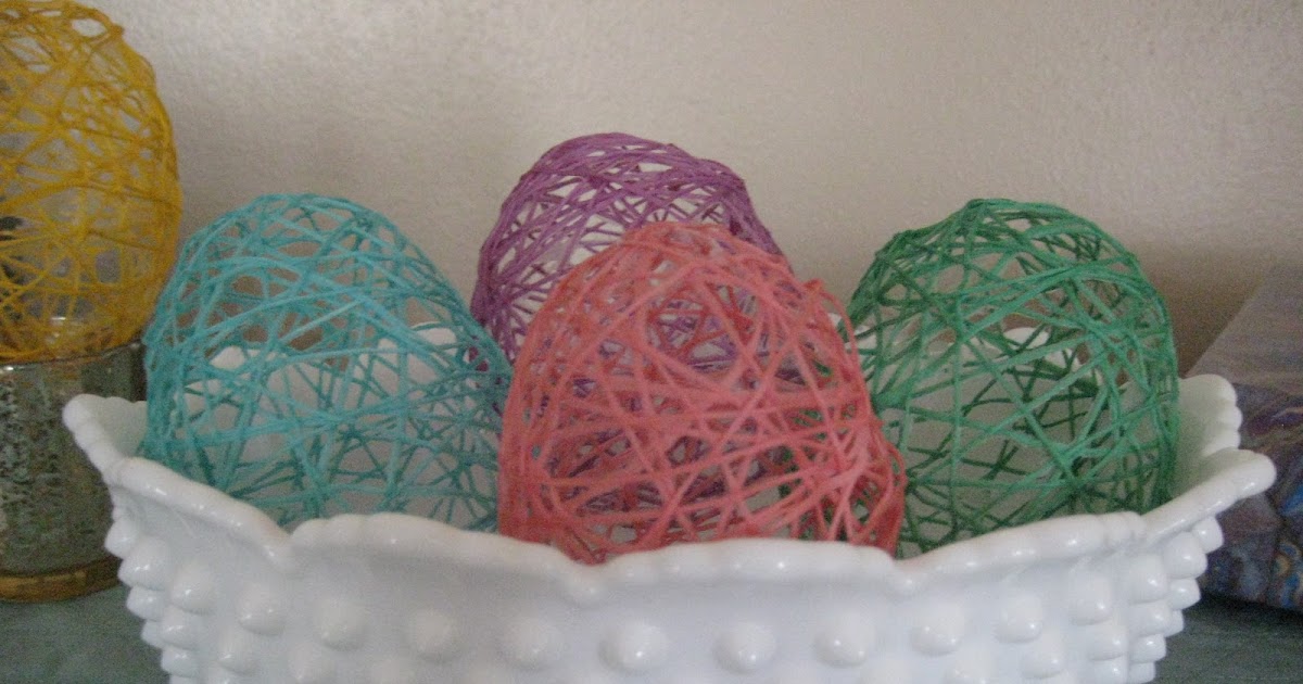 Holly Goes Lightly: String Easter Eggs