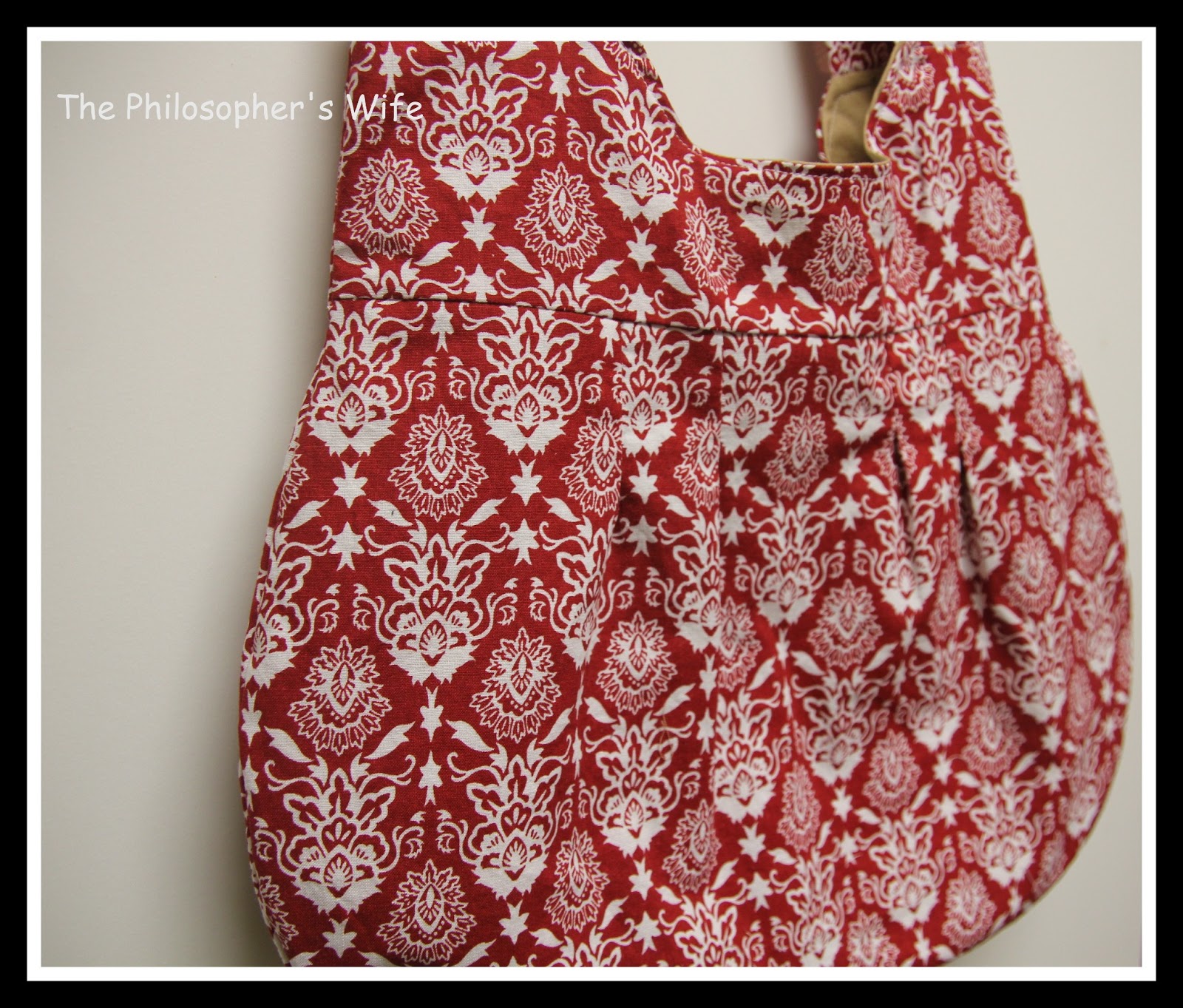 The Philosopher's Wife: Beautiful Red Tote Bag/Purse