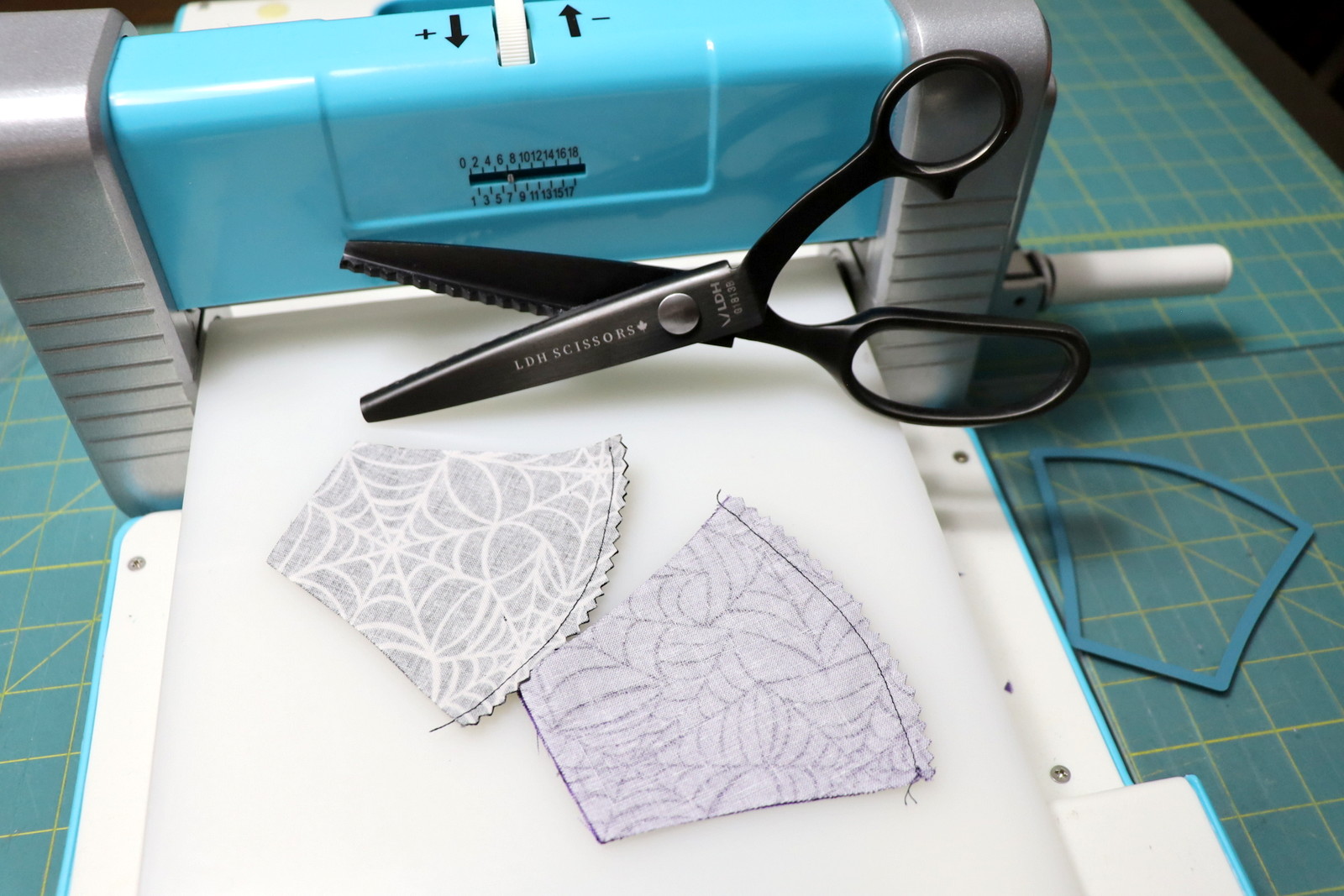 Just Let Me Quilt: Crafter's Edge Amazing Mask Fabric Die