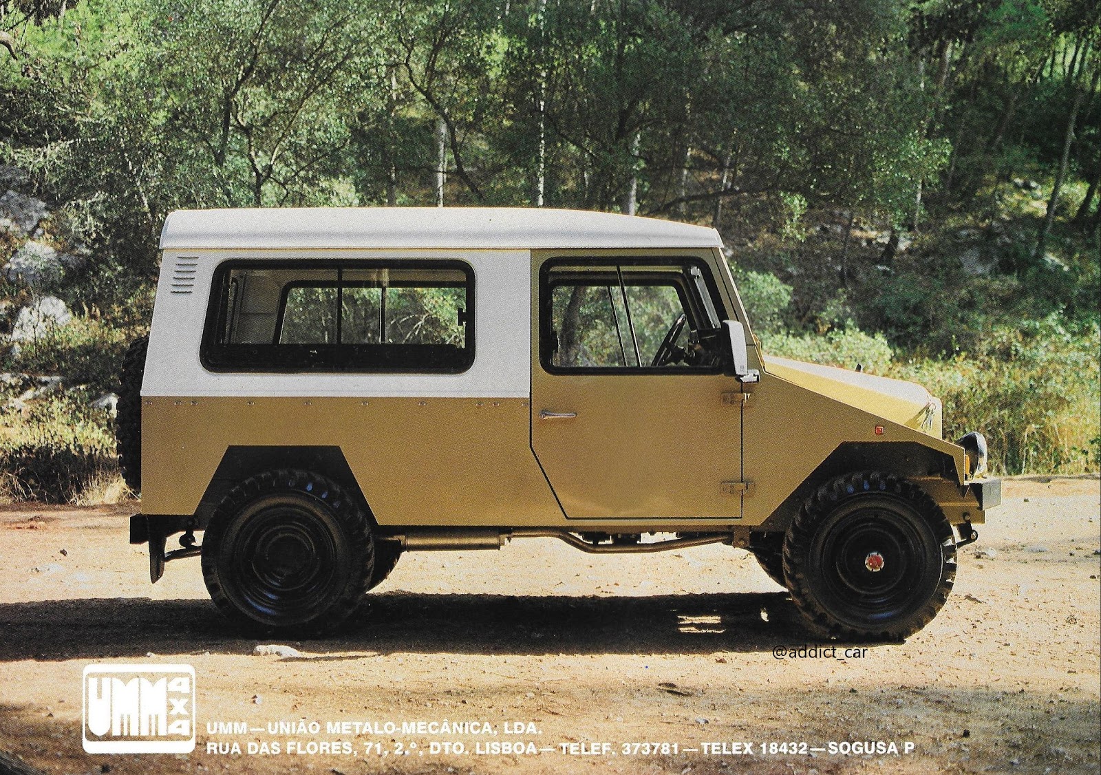 Publicidade vintage - UMM | Quatro rodas e um volante!