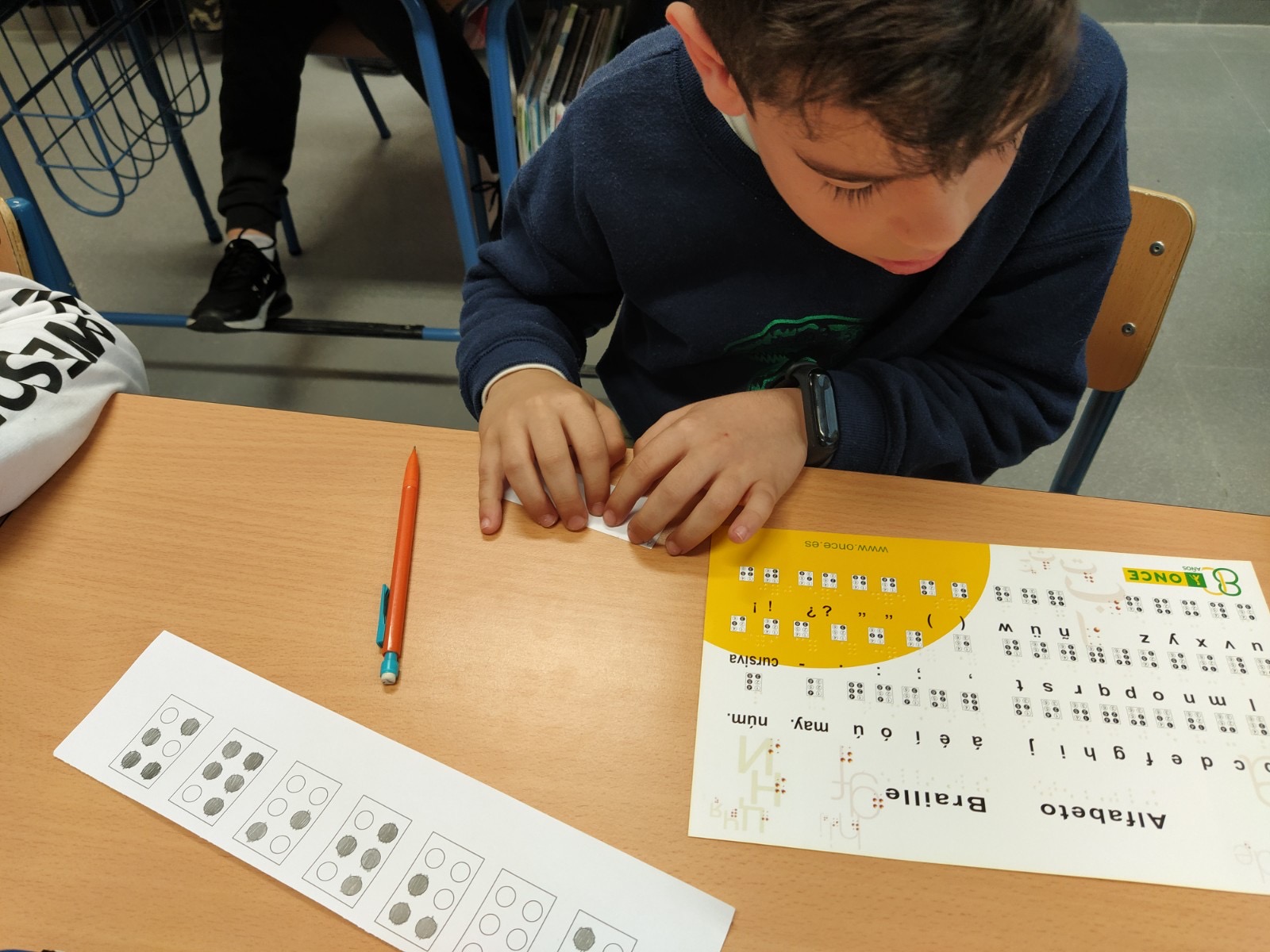C.E.I.P. FERNANDO DE LOS RÍOS: Taller de escritura en Braille