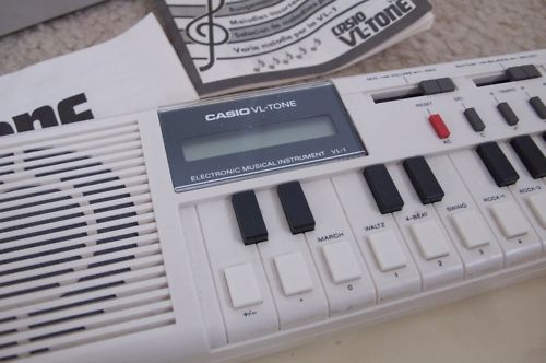 MATRIXSYNTH: Casiotone VL1 with Casio Magazines