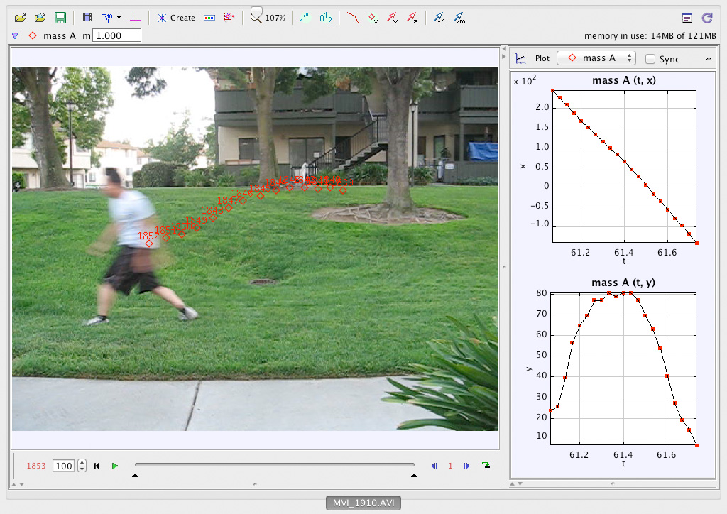 Dang Nguyen's Physics of Animation's Blog: Video Analysis of Path of Action