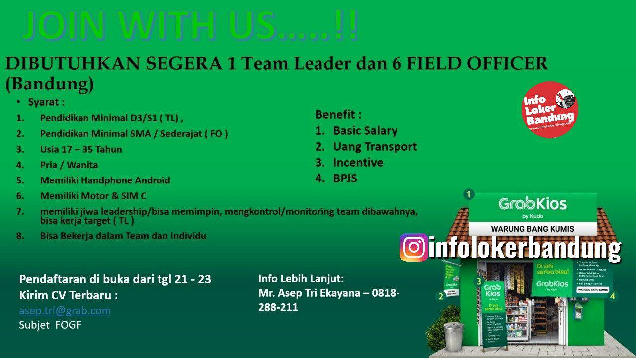 Lowongan Kerja Team Leader & Field Officer Grab Kios Bandung Oktober ... Lowongan Kerja Team Leader & Field Officer Grab Kios Bandung Oktober ...