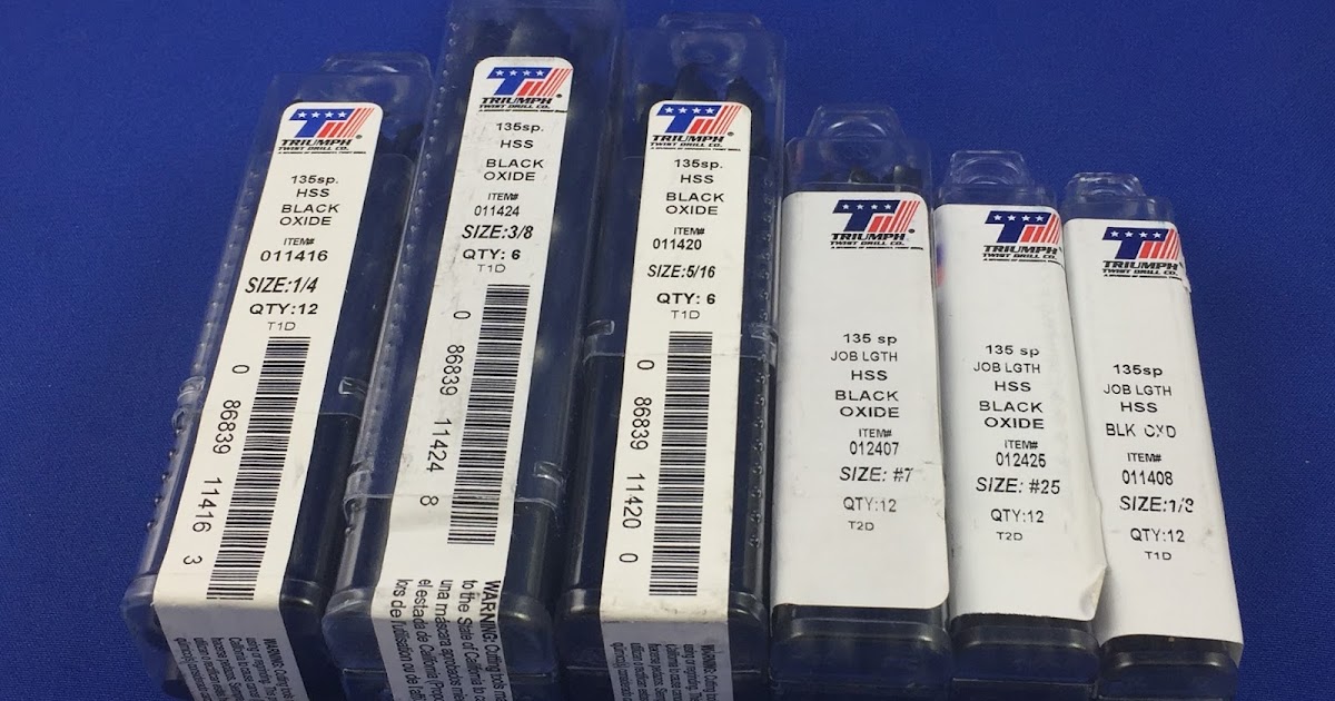 Crouch Sales - Bolts, Nuts, Screws, Drill Bits, Anchors and more: Drill ...