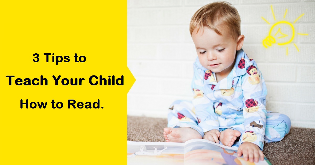 3 Tips to Teach Your Child How to Read. - Kindergarten Reading ...