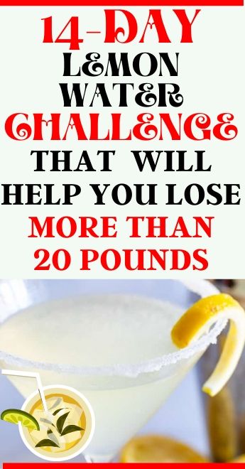 A 14-day lemon water challenge to lose weight | Hello Healthy!!